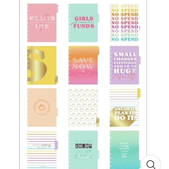 The Happy Planner | Other | Savvy Saver Deluxe Classic Budget Planner ...